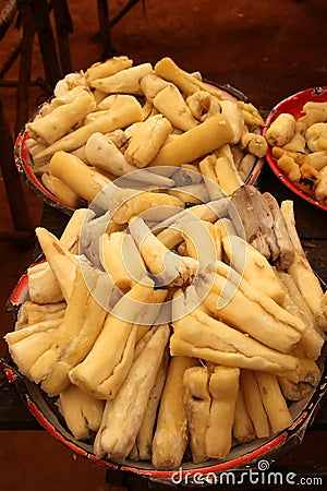 Cooked Manioc Stock Photography - Image: 17613962