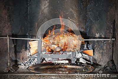 Cooking On Fireplace Royalty Free Stock Photo - Image: 35966985