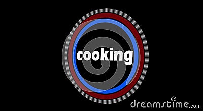 Cooking Intro Animation stock video. Video of banner - 50707377