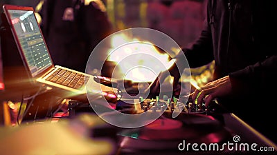 Cool DJ in bar stock video. Video of patio, adult, nightlife - 36634768