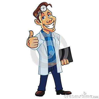 Cool Medical Doctor Cartoon Stock Vector - Image: 73584199