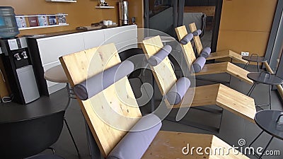 Rest Zone with Comfy Seats in the Luxury Hotel Stock Video - Video of ...