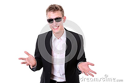 Cool Young Man With Boyish Grin Royalty Free Stock Image - Image: 5299456