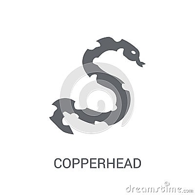 Copperhead Icon. Trendy Copperhead Logo Concept On White Background ...