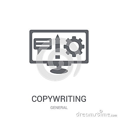 Copywriting Icon. Trendy Copywriting Logo Concept On White Background ...