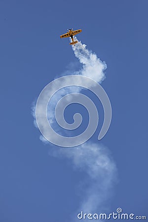 Aerobatic Plane Corkscrew Editorial Image | CartoonDealer.com #154958888