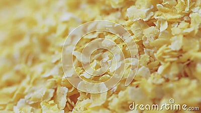 Corn flakes wholegrain stock video. Video of dietary - 117370931