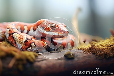 Corn Snake Basking In Dappled Sunlight Royalty-Free Stock Photo ...