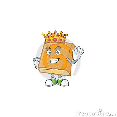Cornbread In The Cartoon Character King Shape | CartoonDealer.com ...
