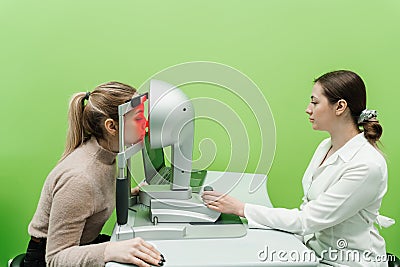 Corneal Topography Eye Vision Test For Visual Description Of The Shape ...