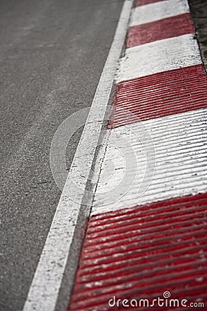 Corner On A Car Race Track Stock Photos - Image: 9478303