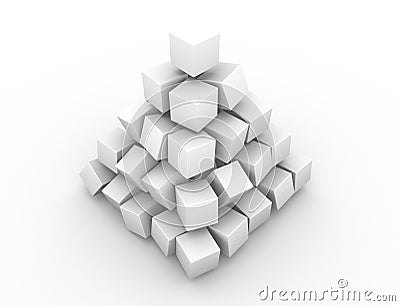 A Corner View Of Distorted Pyramid Stock Image | CartoonDealer.com #7417219