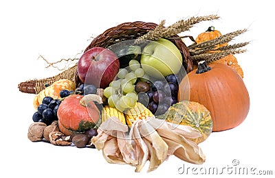 Cornucopia stock image. Image of nourishment, turkey, harvest - 23173