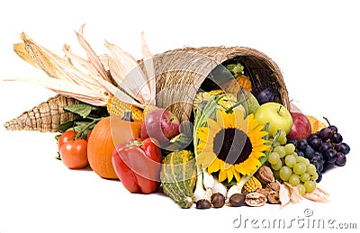 Cornucopia stock image. Image of nourishment, turkey, harvest - 23173