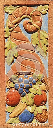 Cornucopia Tile Design Stock Photo | CartoonDealer.com #5816472