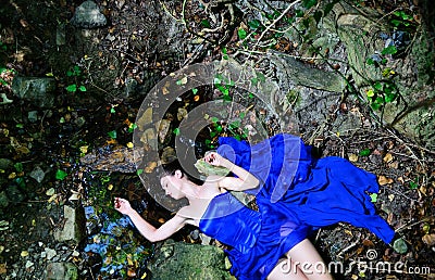 The Corpse Of A Young Girl And Water Royalty Free Stock Images - Image ...