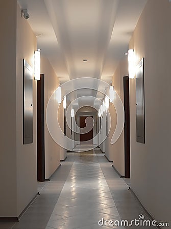 Corridor In Light Royalty Free Stock Photography - Image: 587217