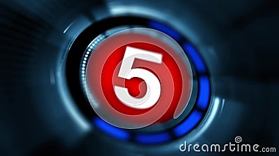 Countdown Animation Number 10 To 1 on Green Background Stock Footage ...