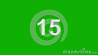 Countdown 30 Seconds Motion Graphics with Green Screen Background Stock Footage - Video of ...