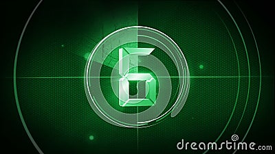 Countdown Animation from 9 To 0. Stock Video - Video of design, graphic ...