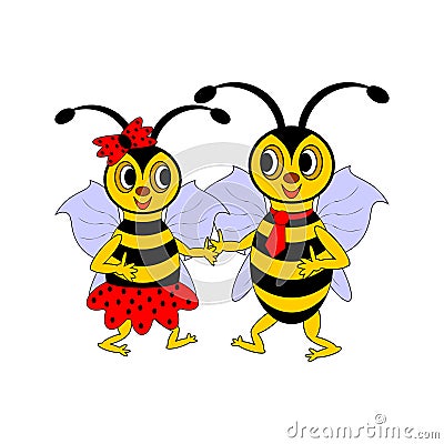 Flirting Bee Stock Illustrations – 24 Flirting Bee Stock Illustrations ...