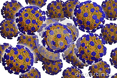 Covid19 Virus Delta Variant Stock Illustration | CartoonDealer.com ...