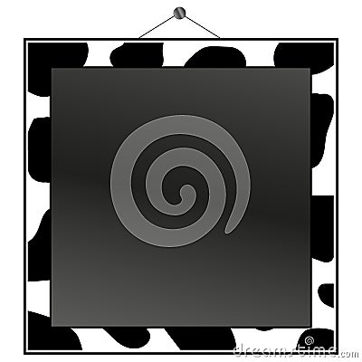 Cow Print Frame Royalty Free Stock Photos - Image: 18884198