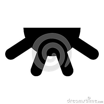 Cow's Udder Icon Black Color Vector Illustration Image Flat Style ...