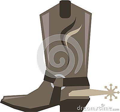 Cowboy Boot Vector | CartoonDealer.com #62563203