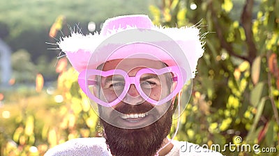 Cowboy Make Funny Face. Portrait of Surprised and Funny Man. Stock ...