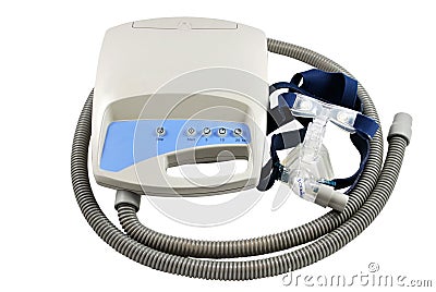 CPAP Machine With Clipping Path Royalty Free Stock Photos - Image: 12647868