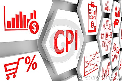CPI Concept Cell Background Royalty-Free Illustration | CartoonDealer ...