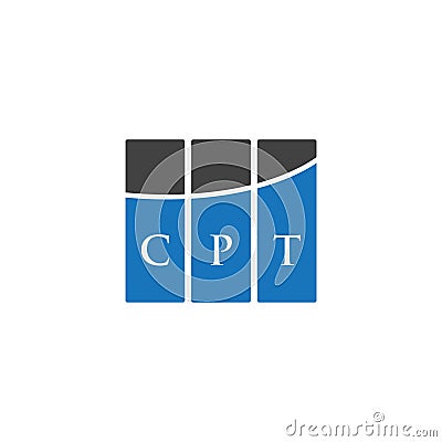 CPT Letter Logo Design On BLACK Background. CPT Creative Initials ...