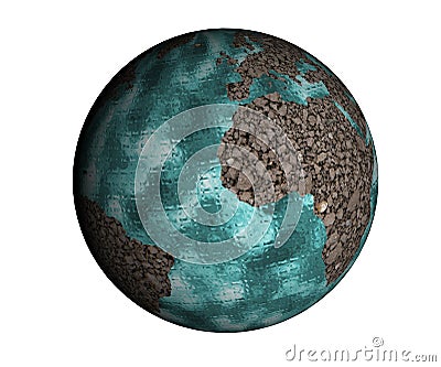 Cracked Earth Globe Stock Photography | CartoonDealer.com #5823014