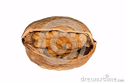 Cracked Nut Royalty Free Stock Photos - Image: 1595688