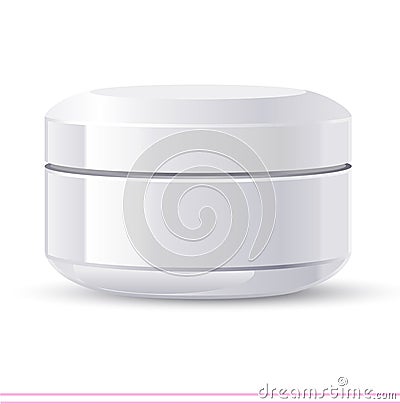 Cream Container Stock Images - Image: 10528064