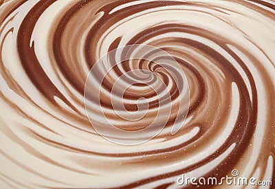 Creamy Chocolate Swirl Pattern Background Royalty-Free Stock ...