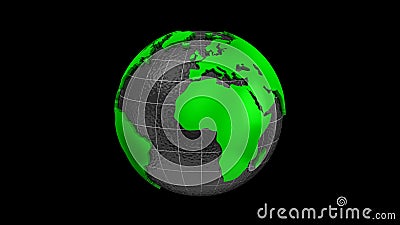 Creating a rotating globe stock video. Video of create - 100932357