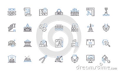 Creation Line Icons Collection. Origin, Beginning, Inception, Genesis ...