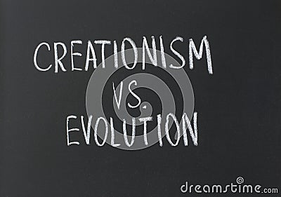 Creationism Vs. Evolution Stock Photography | CartoonDealer.com #35271326