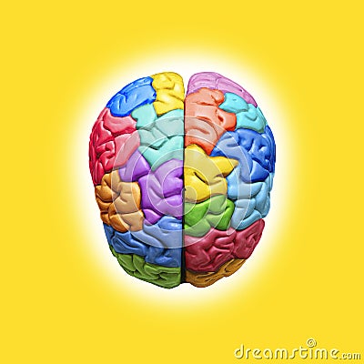 Rainbow Creative Brain Psychology Royalty-Free Stock Photo ...