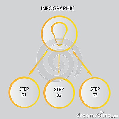 Creative Concept For Dark Infographic. Business Data Visualization ...
