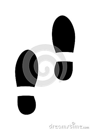 Footstep Symbol Vector Illustration | CartoonDealer.com #108063348