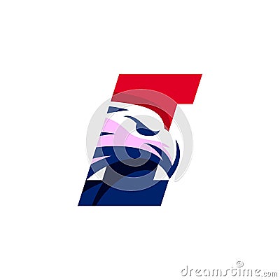 Hawk Letter K Bird Logo Template Stock Vector - Illustration of force ...