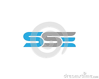 Creative Elegant Monogram SSE Logo Design Icon Premium Cartoon Vector ...