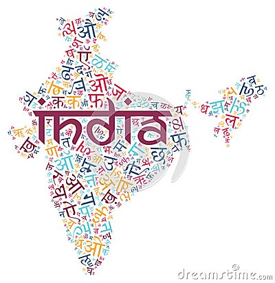 Creative Hindi Alphabet Texture Background Stock Photo | CartoonDealer ...