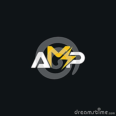 Creative & Modern Letter AMP Logo Design Template Vector Eps ...