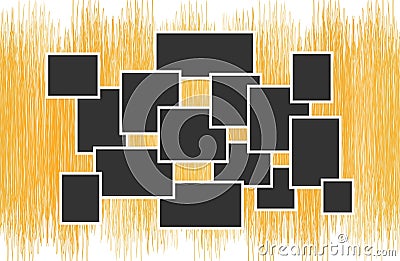 Creative Photo Collage Vector Design For Photographs | CartoonDealer ...