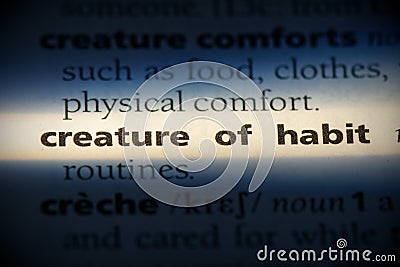 Creature Of Habit Royalty-Free Stock Image | CartoonDealer.com #161578000