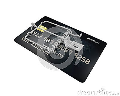 Credit Card Trap Stock Photo | CartoonDealer.com #53820903